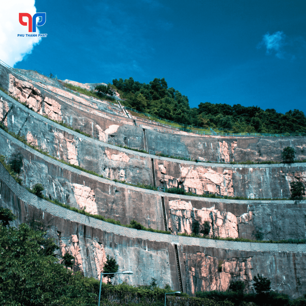 Gravity Gabion Retaining Wall Design - Phu Thanh Phat