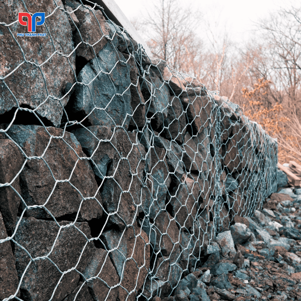 Gravity Gabion Retaining Wall Design - Phu Thanh Phat